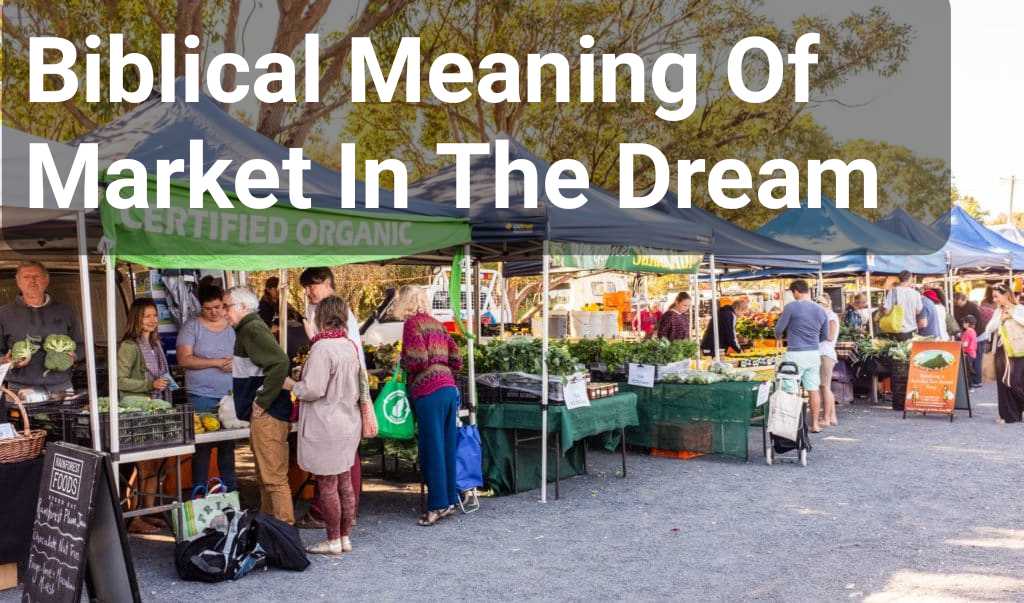 Biblical Meaning Of Market In The Dream - DreamPeas