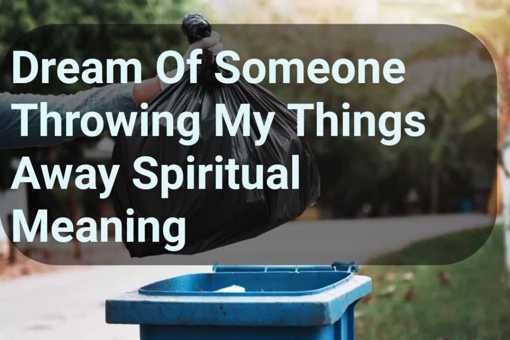 Dream Of Someone Throwing My Things Away Spiritual Meaning - DreamPeas